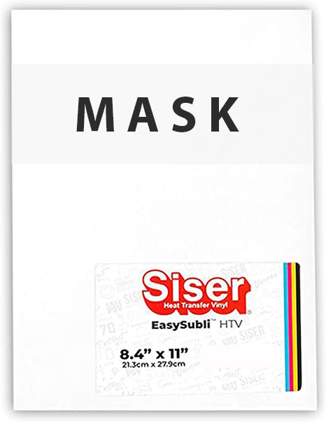 Siser Easysubli MASK 8" x 10" Sheet | Kate's Craft Store